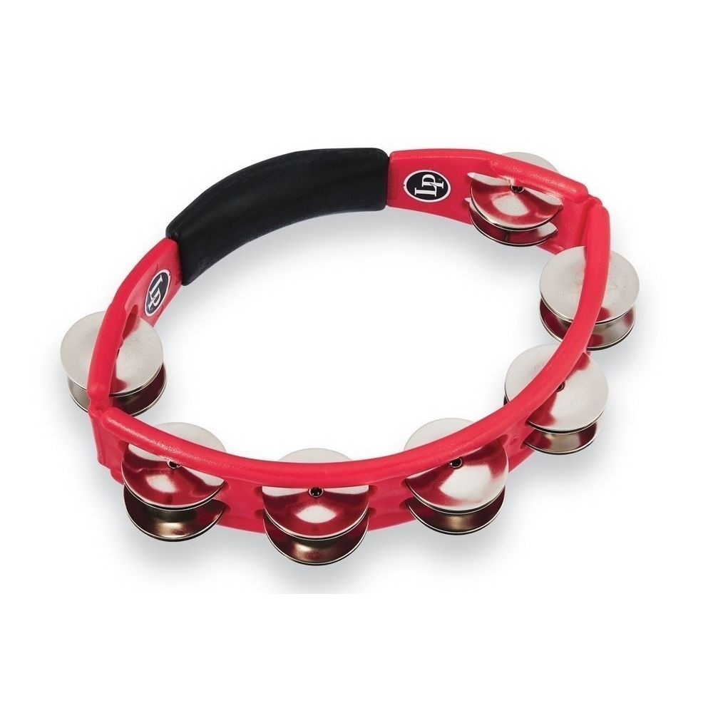 LP Panderetas Cyclop para mano Sonajas de acero, roja